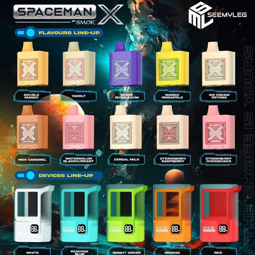 SMOK SPACEMAN X 10000 (DEVICE ONLY) | Vapesg9 | Vapesg | Sgvape9 ...